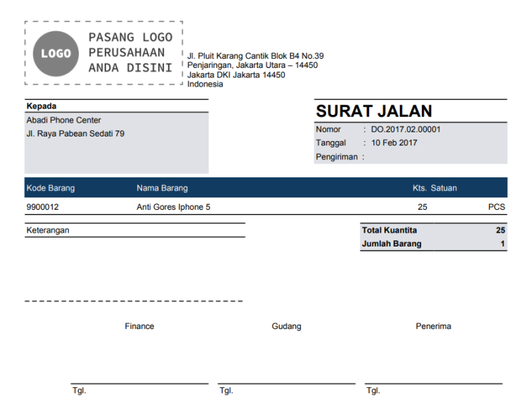 surat jalan